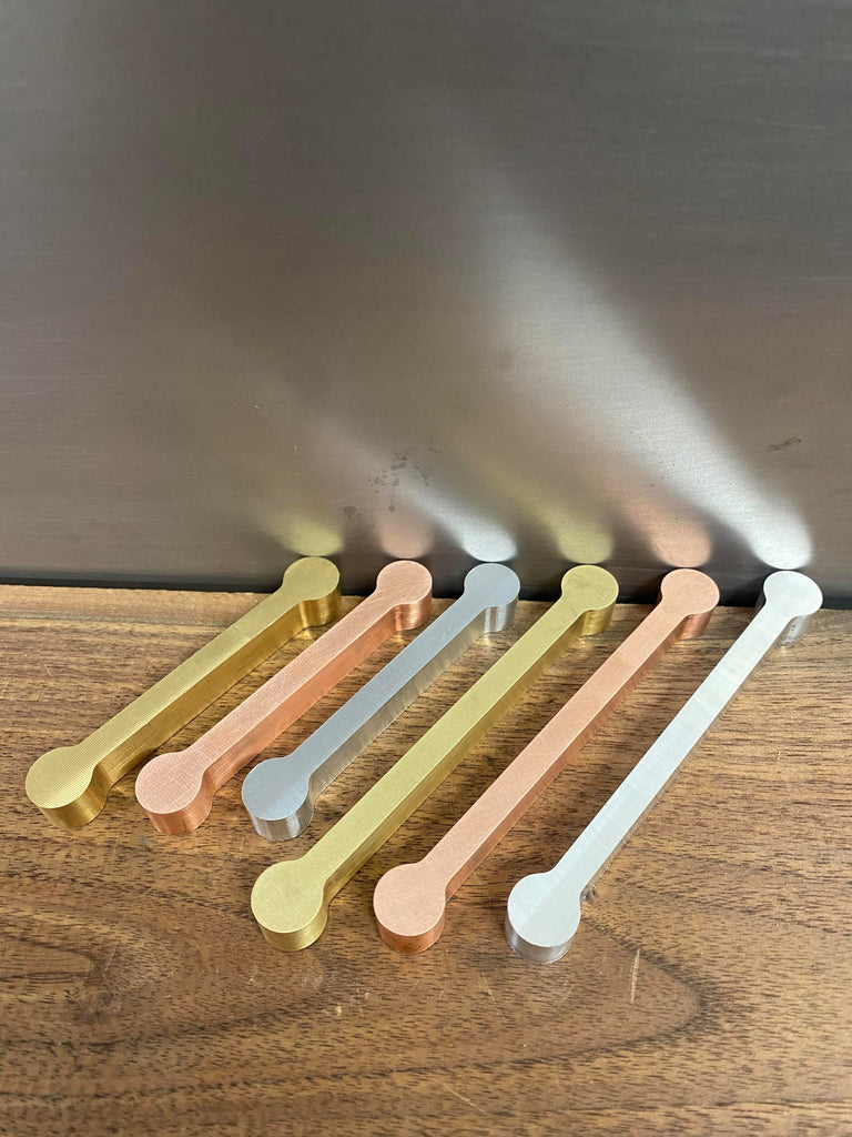 3" & 4" Dog Bone Brass, Copper, Aluminum Inlays – Rogue Machine